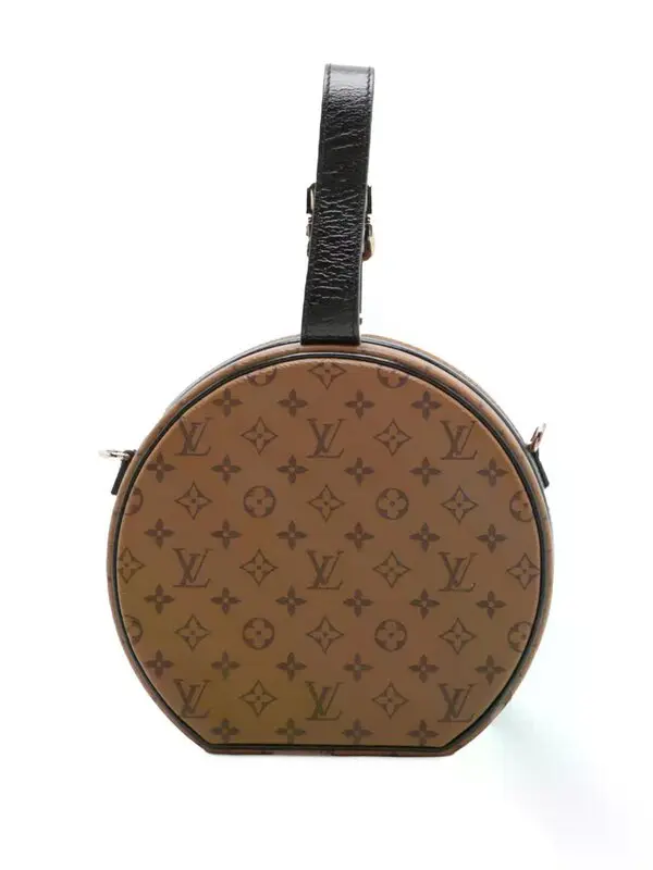 LOUIS VUITTON 2018 Monogram Reverse Petite Boite Chapeau Satchel