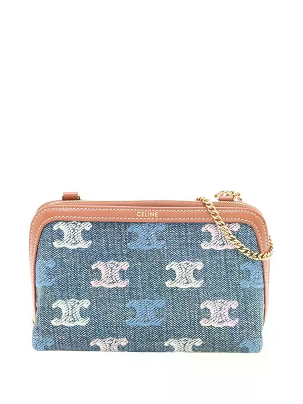 Celine Triomphe Clutch On Chain Crossbody Bag