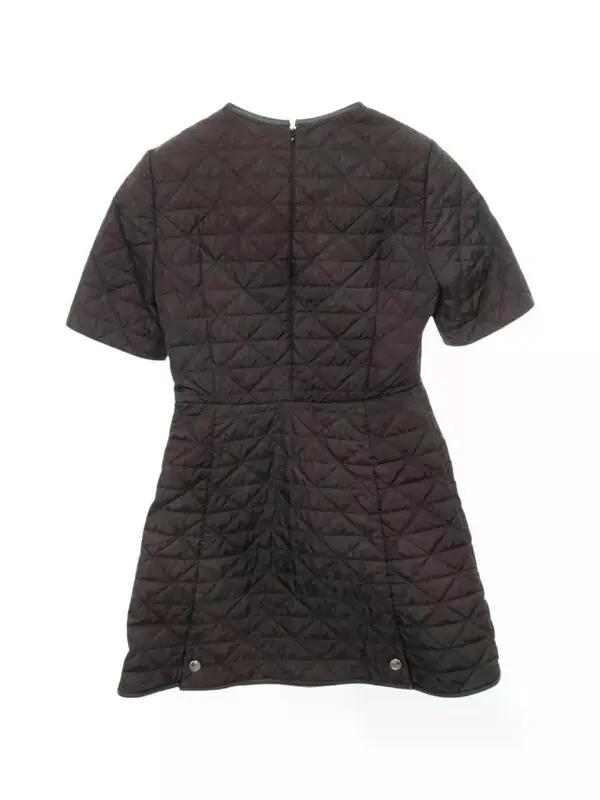 Prada 2010s Re-nylon Quilted Mini Dress