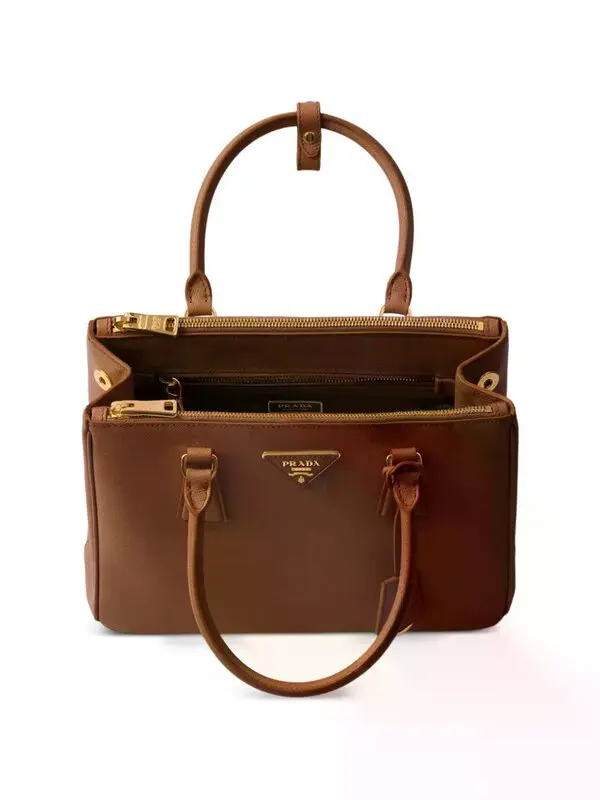 Prada Galleria Medium Saffiano Leather Bag - Brown