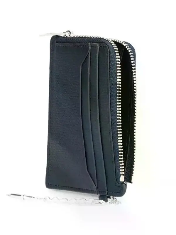 Loewe Anagram Square Coin Cardholder In Pebble Grained Calfskin