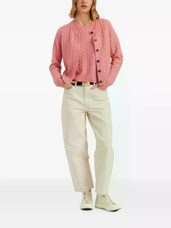 Chinti & Parker Cable-knit Cashmere Cardigan