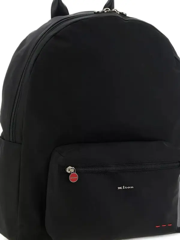 Kiton Logo-plaque Front-pocket Backpack