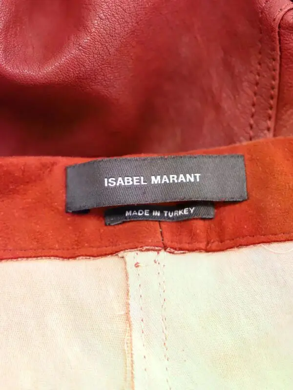 ISABEL MARANT VINTAGE Slim-fit Leather Trousers