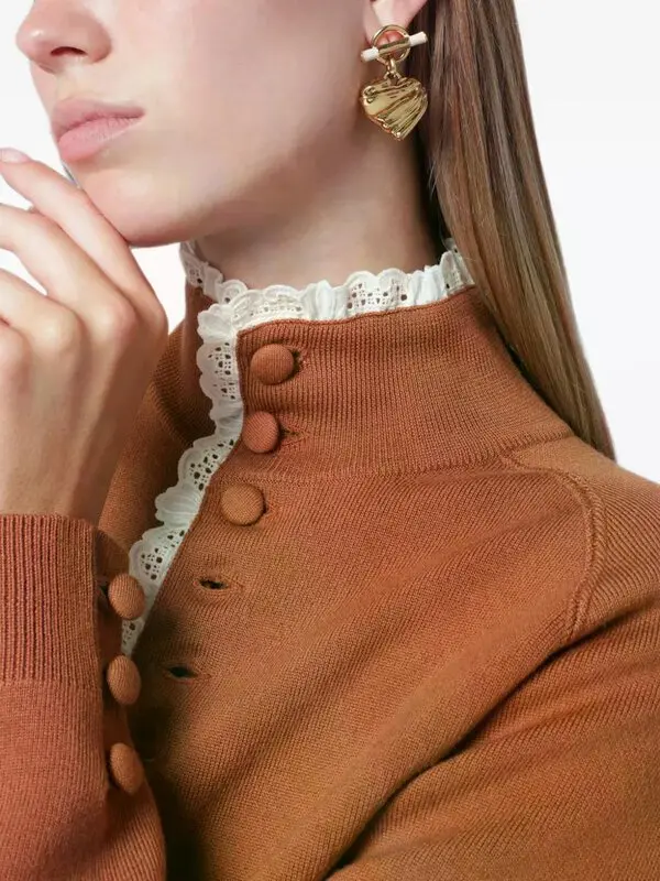 Chloé Heart-pendant Drop Earrings