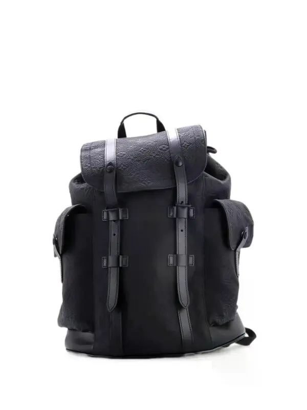 LOUIS VUITTON Christopher Monogram Taurillon Leather Mm Backpack