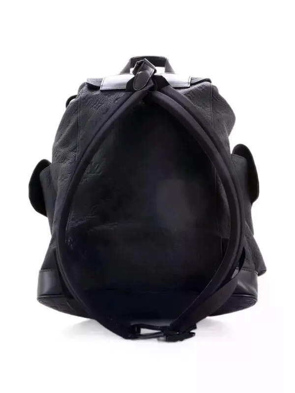LOUIS VUITTON Christopher Monogram Taurillon Leather Mm Backpack - Black