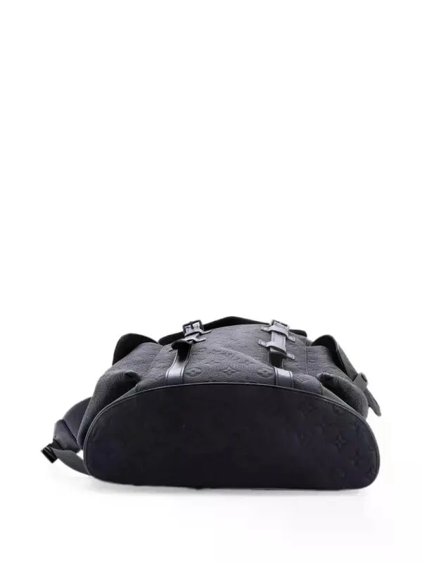 LOUIS VUITTON Christopher Monogram Taurillon Leather Mm Backpack - Black