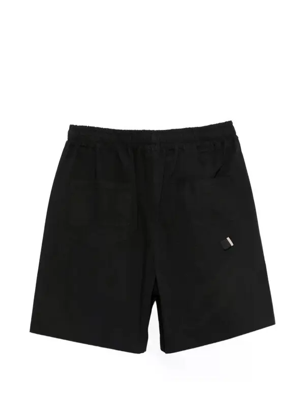 LOW BRAND Logo-patch Elasticated-waist Shorts