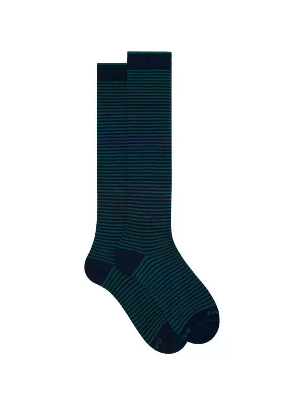GALLO Horizontal Stripe Knee High Socks