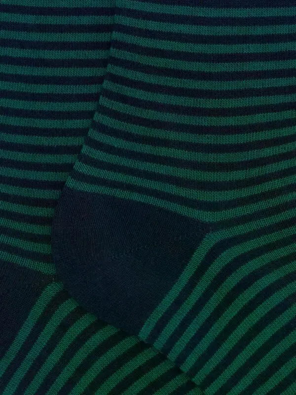 GALLO Horizontal Stripe Knee High Socks