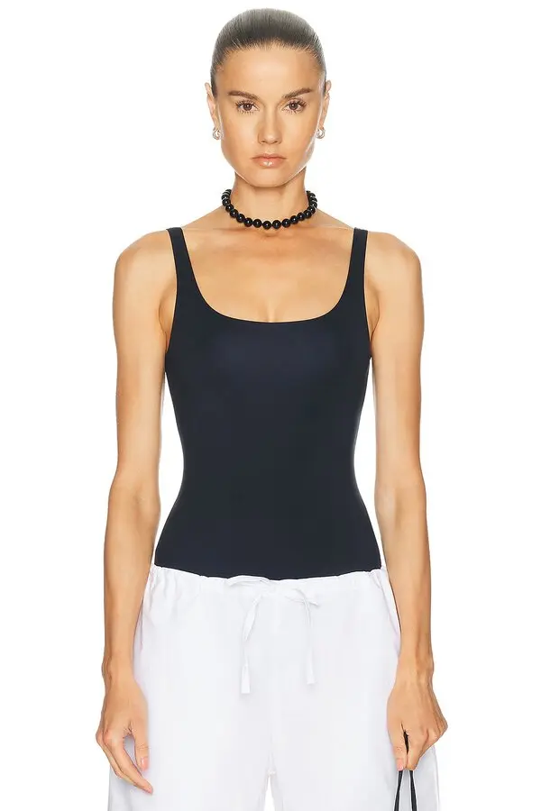 THE PARK Lisa Bodysuit - Midnight Navy