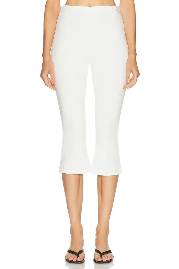 THE PARK Allison Capri Legging - Blanc