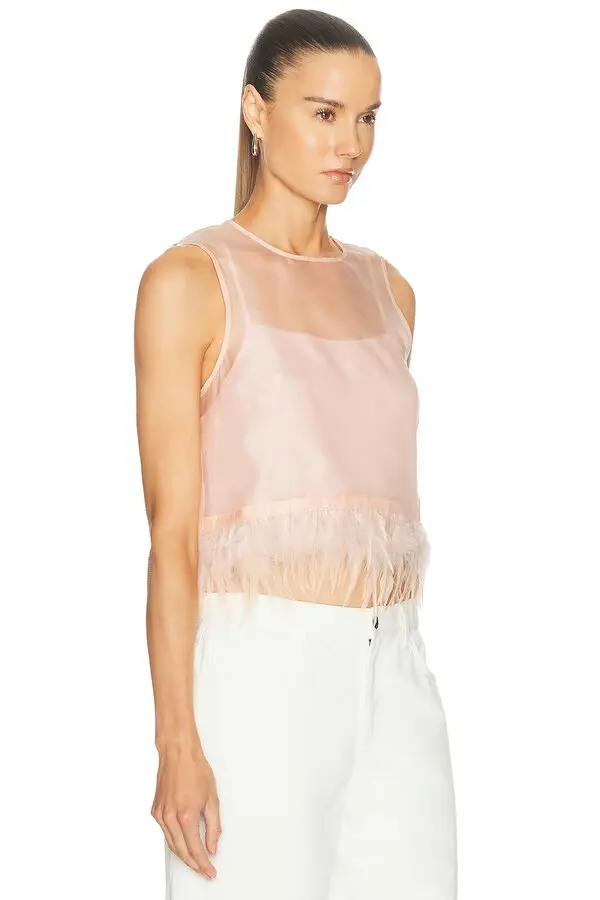 Staud Avi Silk Top