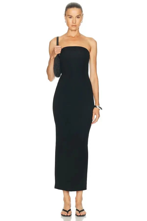 THE PARK The Frankie Shop Kate Maxi Tube Dress - Black