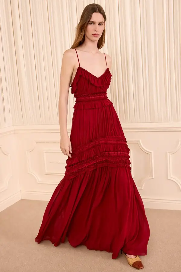 Ulla Johnson Dorothea Sleeveless Silk Gown
