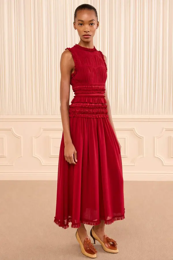 Ulla Johnson Etta Sleeveless Silk Dress