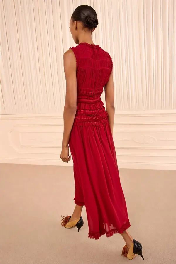 Ulla Johnson Etta Sleeveless Silk Dress
