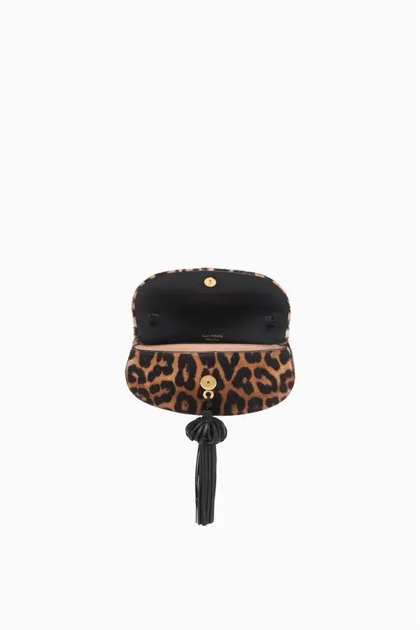 Ulla Johnson Paloma Flap Tassel Bag - Leopard
