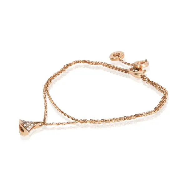BVLGARI Rose Gold Diamond Divas Dream Bracelet