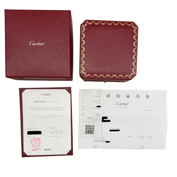 Cartier 18k Rose Gold Love Bracelet 18cm