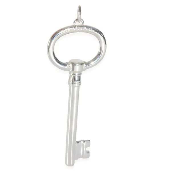 Tiffany & Co. Sterling Silver Large Oval Key Pendant - Sterling_silver