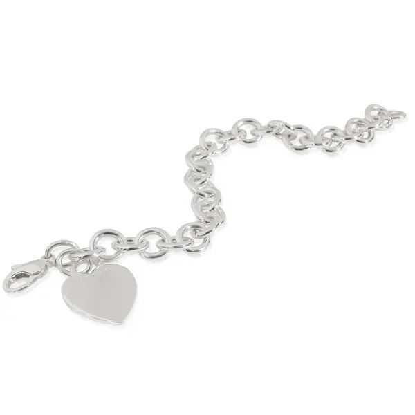 Tiffany & Co. Sterling Silver Heart Tag Bracelet