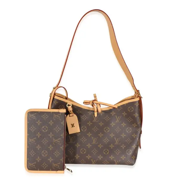 LOUIS VUITTON Monogram Canvas Carryall Bb Shoulder Bag - Brown