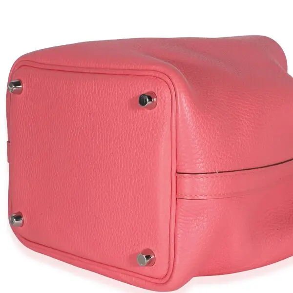 Hermès Rose Confetti Clemence Picotin Lock 18 Phw - Pink