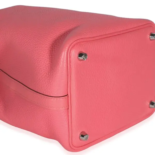 Hermès Rose Confetti Clemence Picotin Lock 18 Phw - Pink