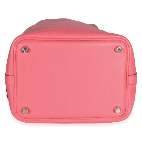 Hermès Rose Confetti Clemence Picotin Lock 18 Phw - Pink