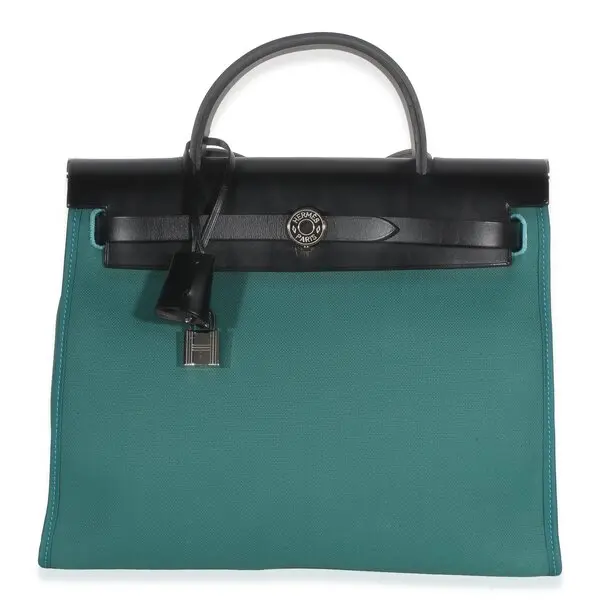 Hermès Herbag Zip 31 Shoulder Bag - Green