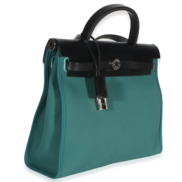 Hermès Herbag Zip 31 Shoulder Bag - Green