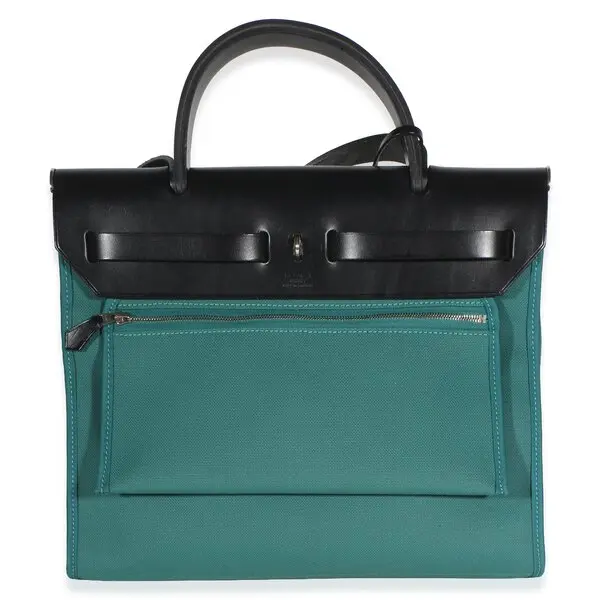 Hermès Herbag Zip 31 Shoulder Bag - Green