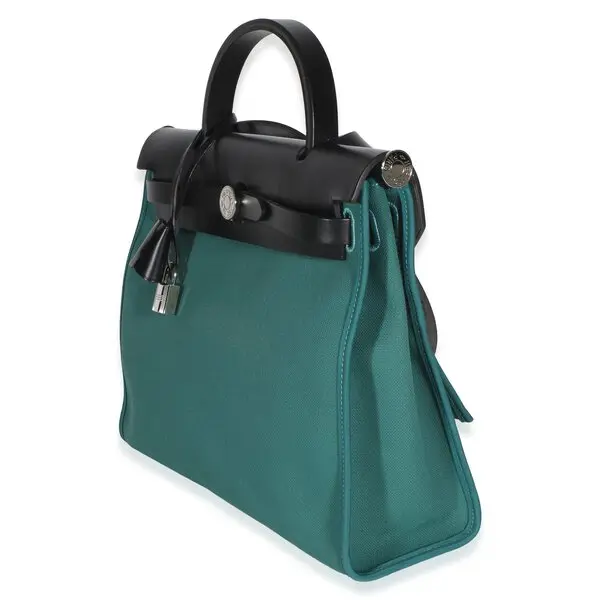 Hermès Herbag Zip 31 Shoulder Bag - Green