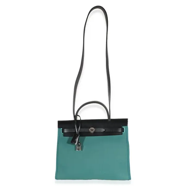 Hermès Herbag Zip 31 Shoulder Bag - Green