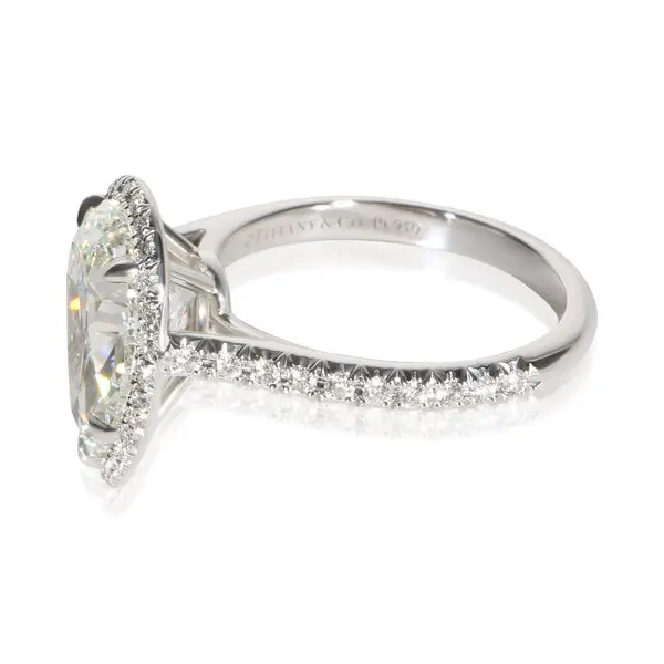 Tiffany & Co. 4.02 Ct Pear Diamond Soleste Engagement Ring