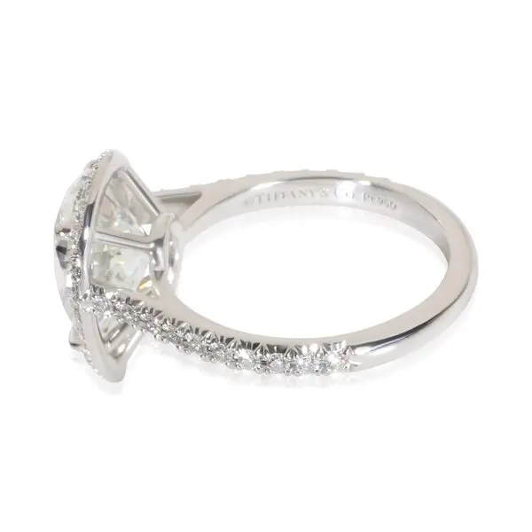 Tiffany & Co. 4.02 Ct Pear Diamond Soleste Engagement Ring
