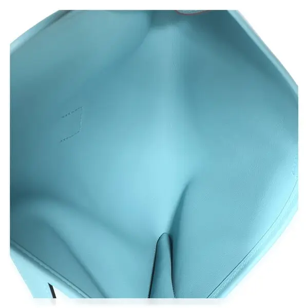 Hermès Bleu Saint Cyr Swift Jige Elan 29 Clutch - Blue