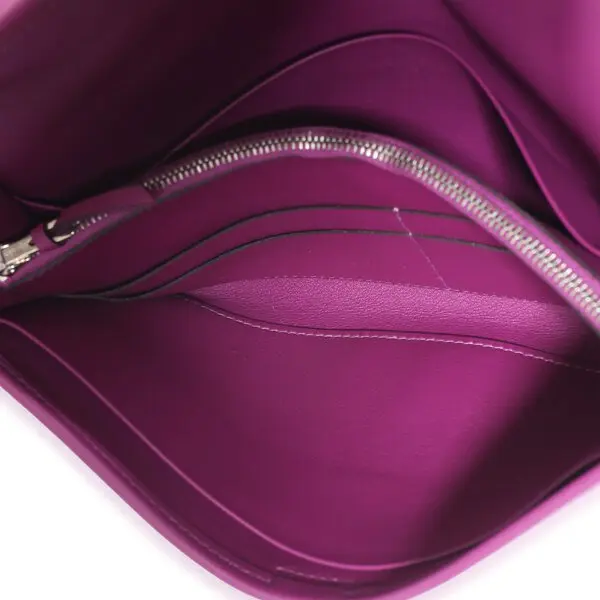 Hermès Jige Duo Clutch - Purple