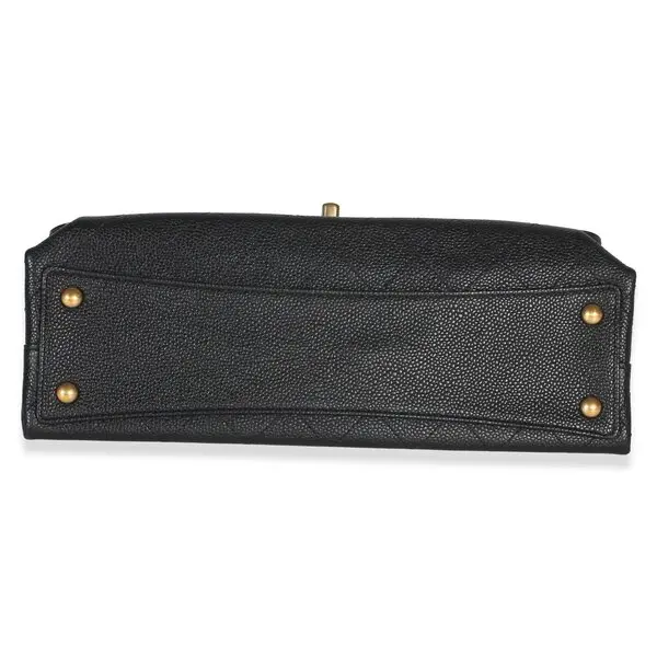 Chanel Quilted Caviar Chic Affinity Top Handle Bag