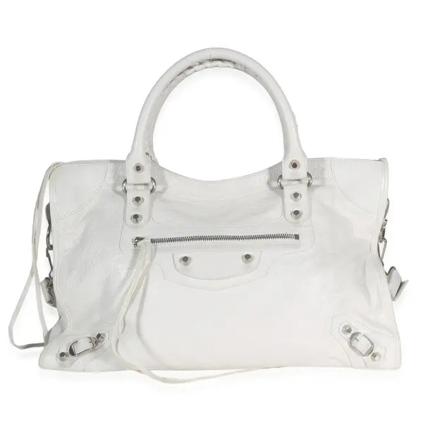 Balenciaga Optic Agneau Arena Le City Bag