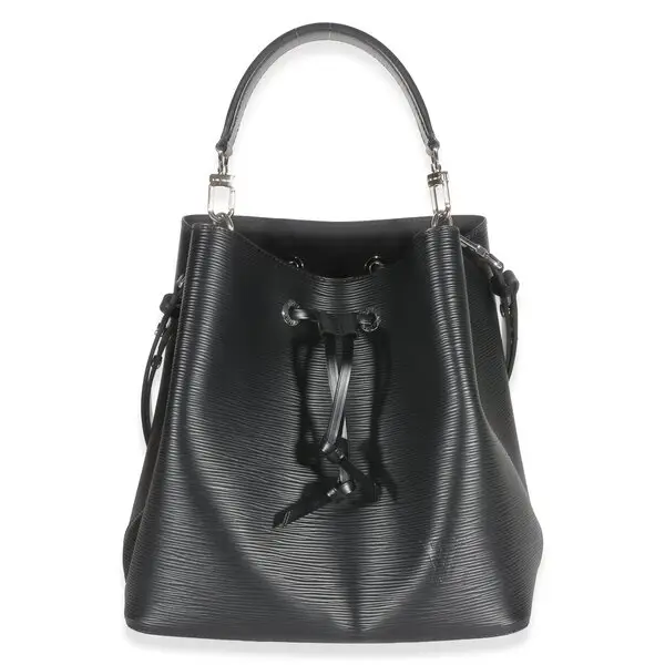 LOUIS VUITTON Epi Neonoe Mm Bucket Bag - Black