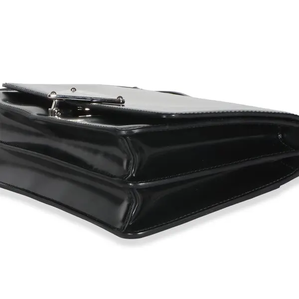 Prada Spazzolato Embleme Triangle Flap Bag