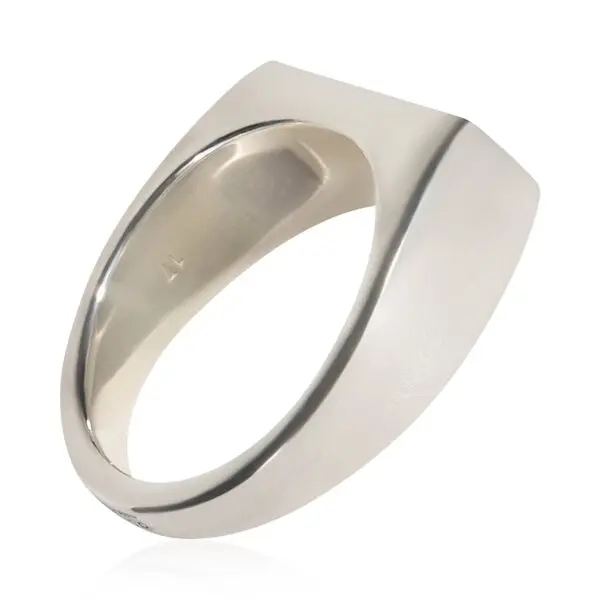 Gucci Sterling Silver Trademark Ring