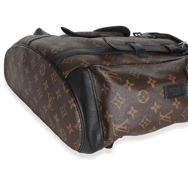 LOUIS VUITTON Monogram Macassar Canvas Christopher Pm Backpack
