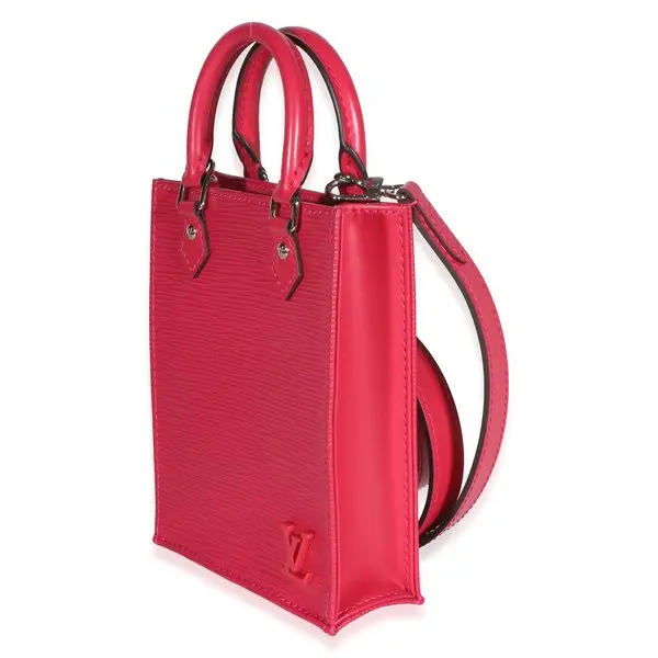 LOUIS VUITTON Hot Epi Sac Plat Xs Bag - Pink