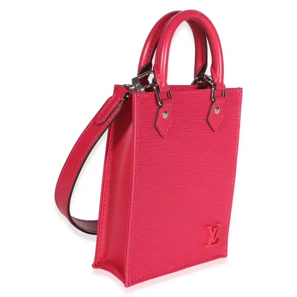 LOUIS VUITTON Hot Epi Sac Plat Xs Bag - Pink