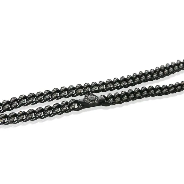 David Yurman Diamond Curb Chain Necklace