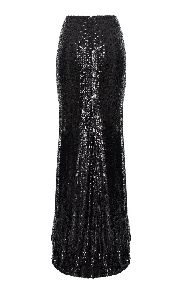 AURELIANA Sequined Maxi Skirt